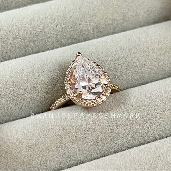 Pandora | Jewelry | Pandora Rose Teardrop Ring | Poshmark